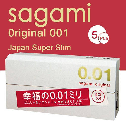 Полиуретановые презервативы Sagami original 0.01 мм, супертонкие (5 шт ...
