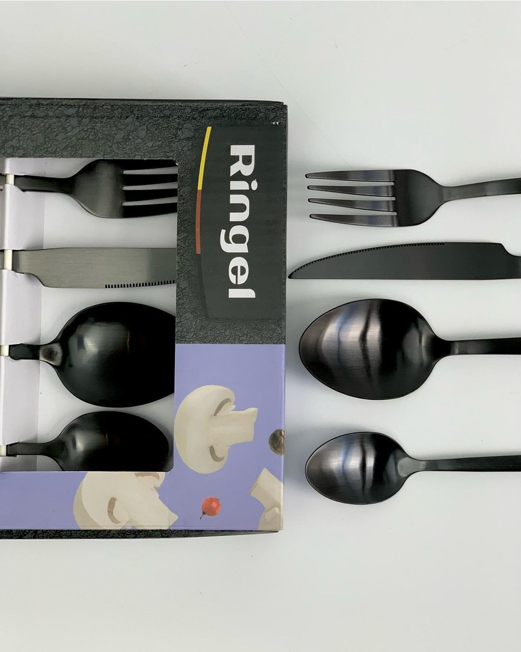 Столові прилади RINGEL Elegance Набір столових приборів 16 пр. (RG-3116-16) (ID#1690138652 ...