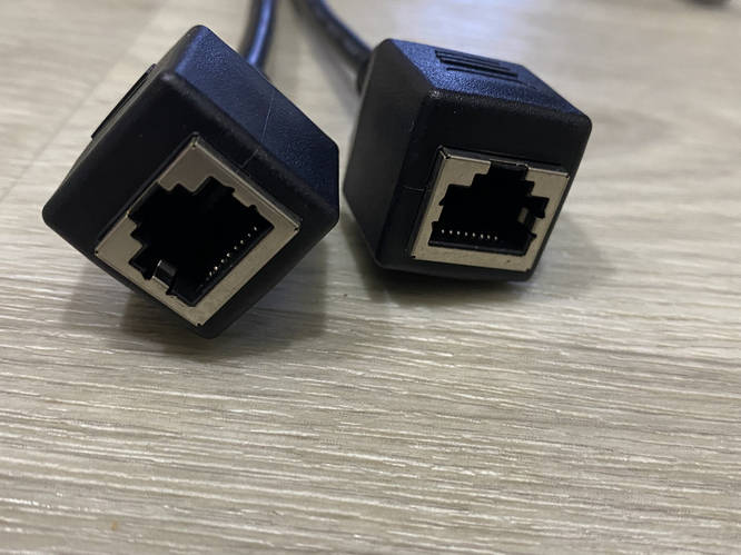 Купить Разветвитель RJ-45 для Ethernet кабеля Lan (витой пары), цена ...