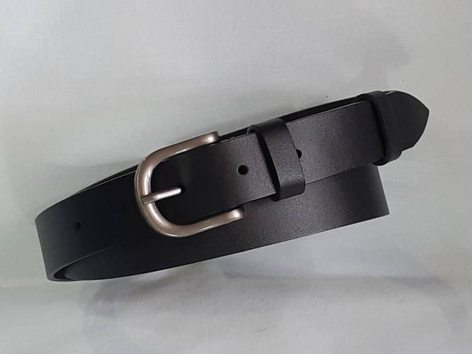 Ремень женский брючный чёрный гладкий шириной 30 мм 02.061.103, цена ...