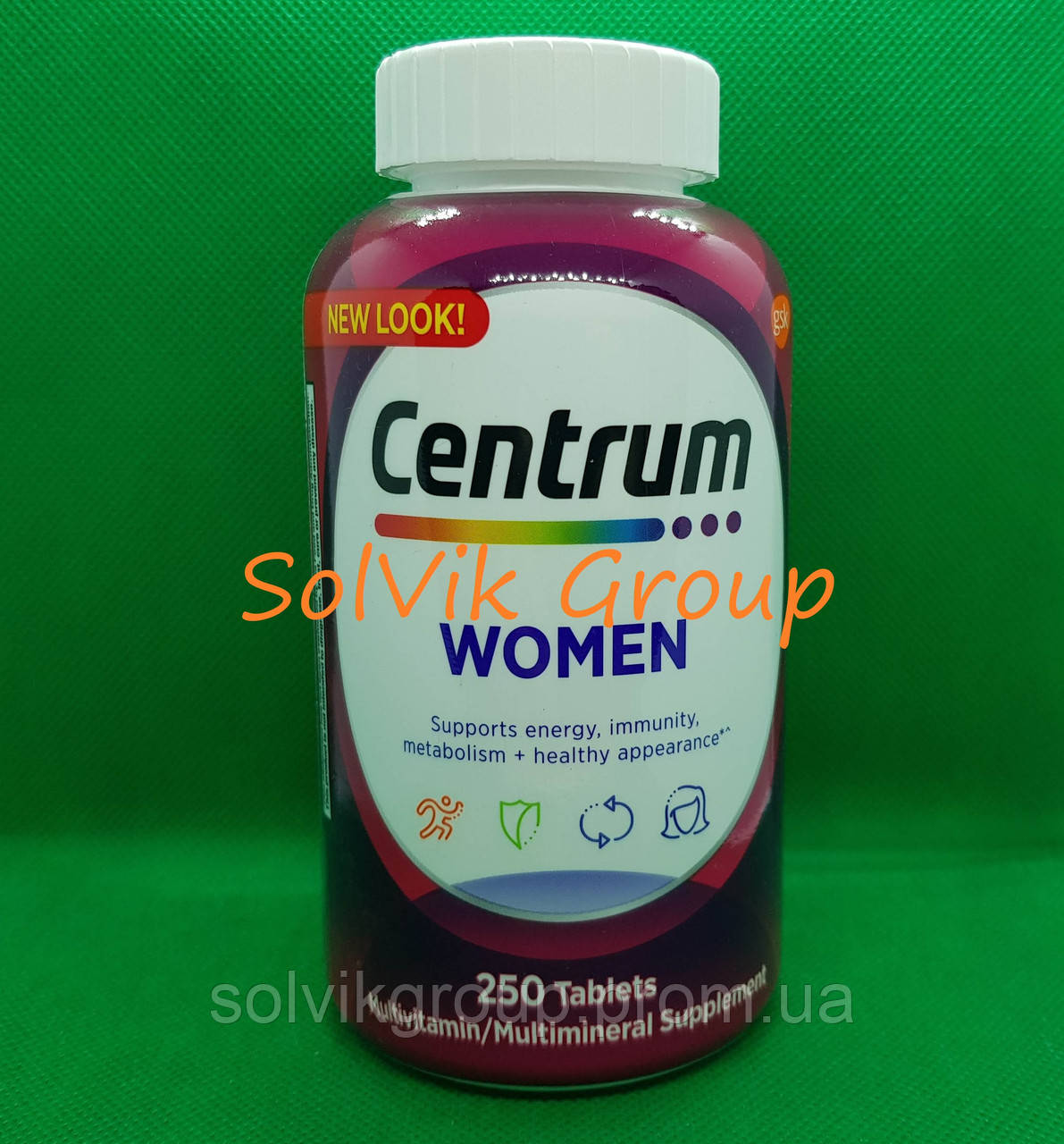 Вітаміни Centrum Women для жінок 250 таблеток, вітаміни Центрум для ...