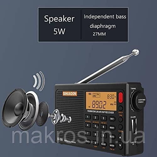 Радиоприемник SIHUADON R-108 AIR Radiwow (ID#1695140637), цена: 2550 ...
