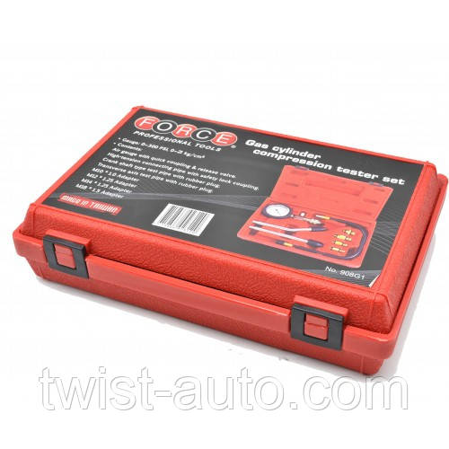 Купить Компресометр для бензинових двигунів із набором адаптерів 908G1 FORCE - 908G1 F, цена ...