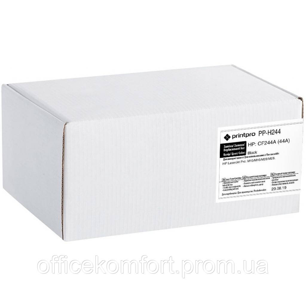 Картридж HP 44A (CF244A), Black, M15/M28, 1000 стр, PrintPro "Non Stop ...