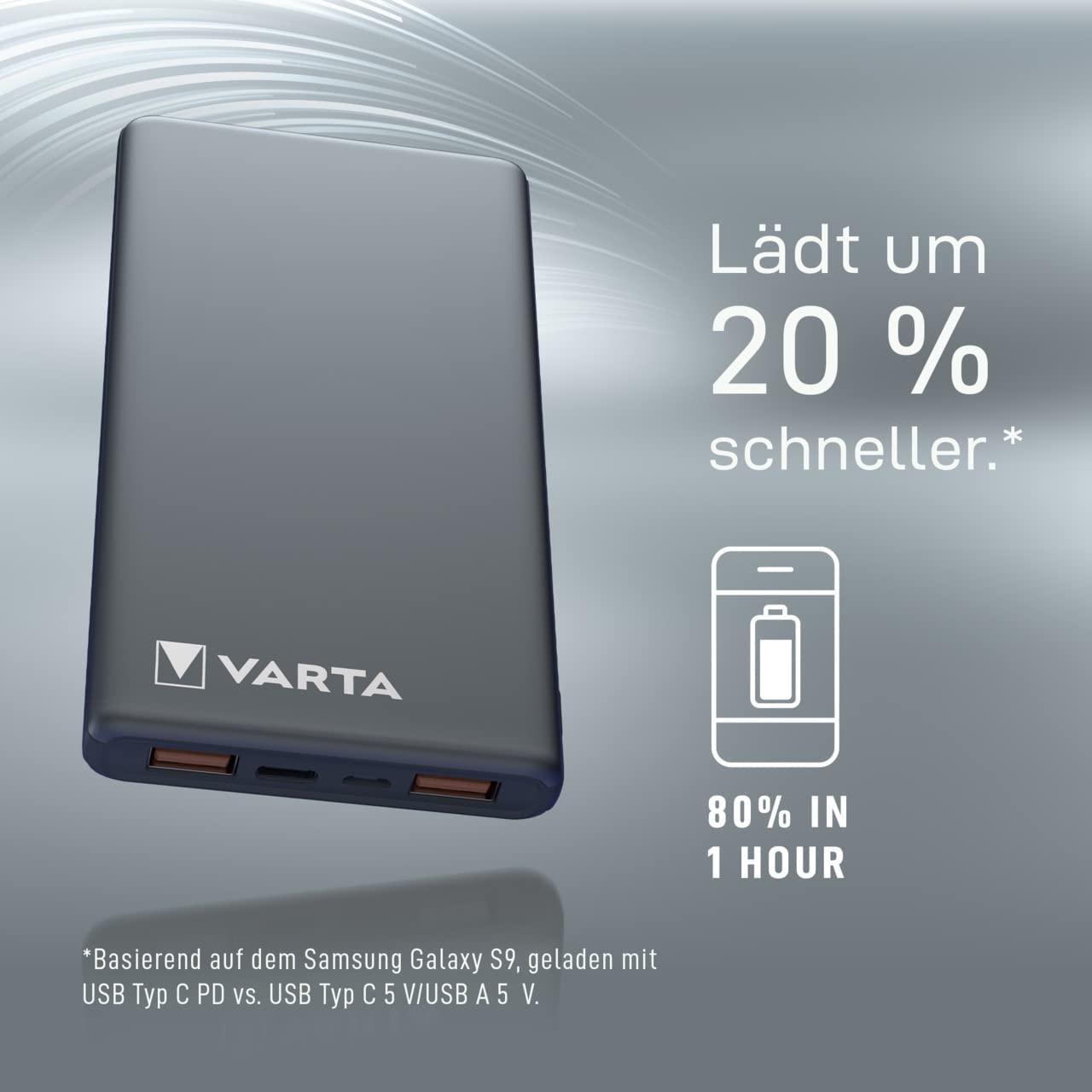 Varta Power Bank Fast Energy 10000 mAh вдосконалена технологією безпеки ...