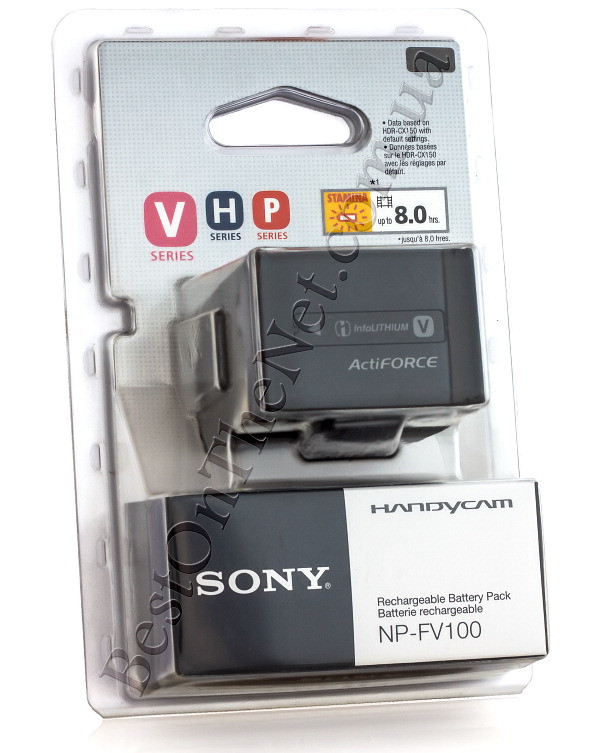 Купить Оригинал Sony NP-FV100 3900mAh. Аккумулятор для Sony DCR-DVD/HC ...