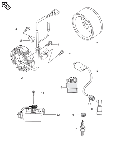 Свічка запалювання (P-RZ9HC) Bajaj Boxer BM 150 DD111018 (ID#1695740932 ...