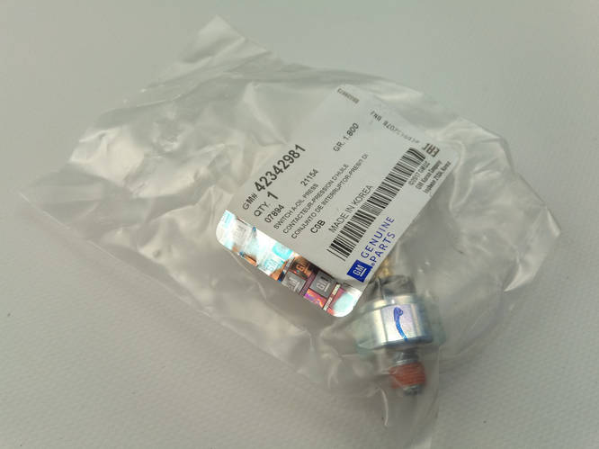 Датчик тиску масла Matiz, "GM" (94580327), ціна 199 грн — Prom.ua (ID ...