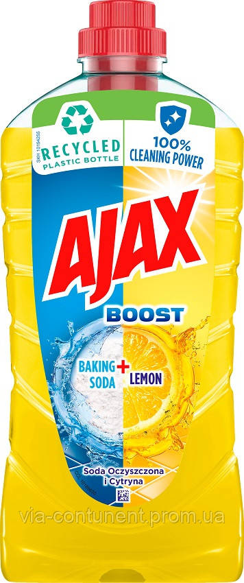 Купить Средство универсальное Ajax Baking Soda + Lemon 1000 мл, цена 68 ...