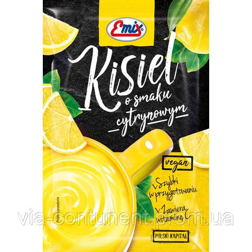 Кисіль Emix з Лимонним смаком 40 г, ціна 9.50 грн — Prom.ua (ID#1688795504)