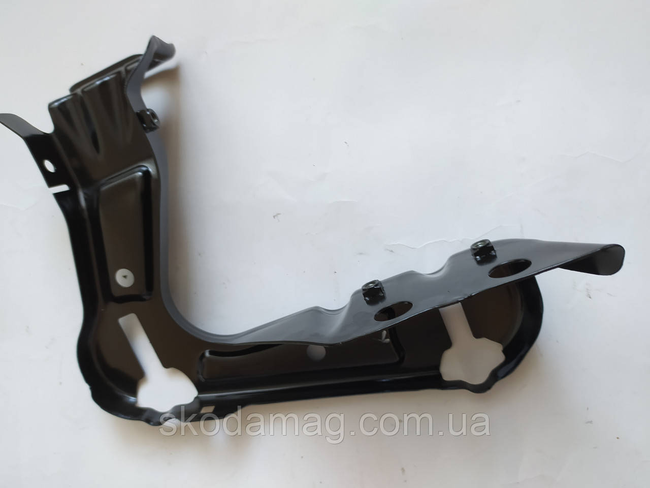 Оригінальний залізний куточок кронштейн лівої фари Шкода Октавія А5 ...