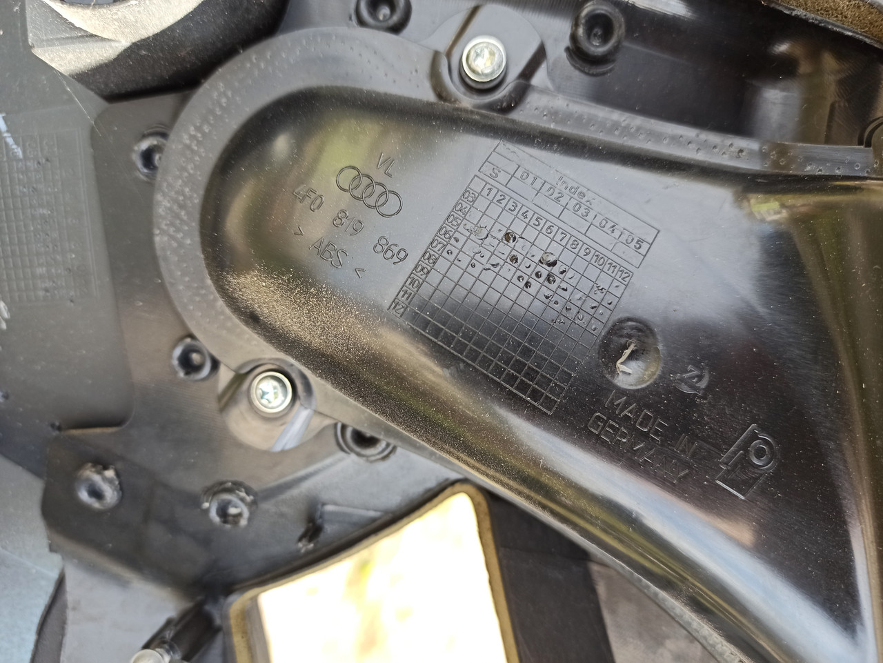 Карта дверей водія Audi A6 C6 обшивка передня ліва 4F0 819 869 ...