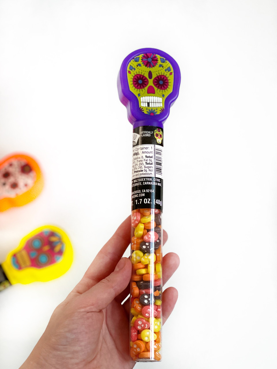 Купить Статуетка Череп Halloween Day Of The Dead 49g Фіолетовий подарки Sweet Flavor