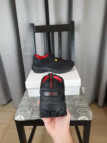 Купить Термо обувь мужская черные с красным Merrell Ice Cup Black Red ...