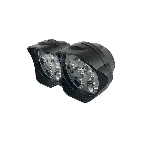 LED фара МОТО L15 St двойная овальная 18 диодов 11 Вт (ID#1697175649 ...