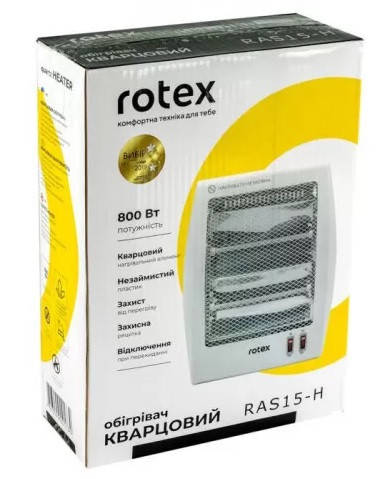 Купить Обогреватель Rotex RAS15-H, цена 589 грн — Prom.ua (ID#1697557053)