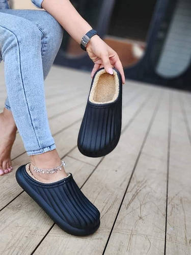 Купить Женские сабо с мехом галоши теплые без задников, цена 570 грн ...