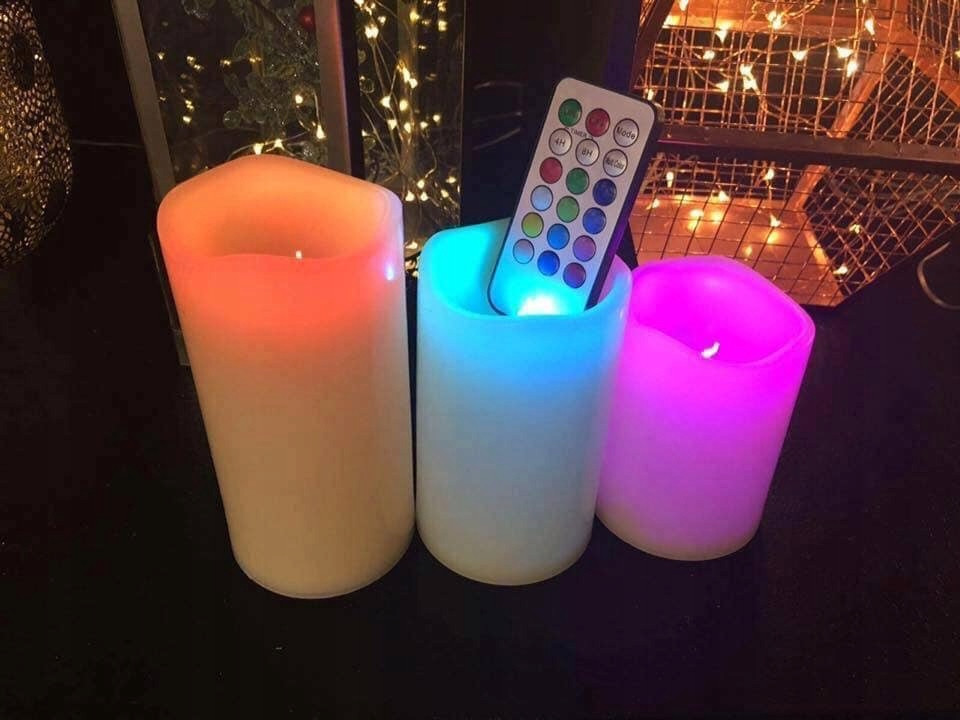 Світлодіодні свічки Luma Candles з пультом (ID#1070077631), цена: 280 ...
