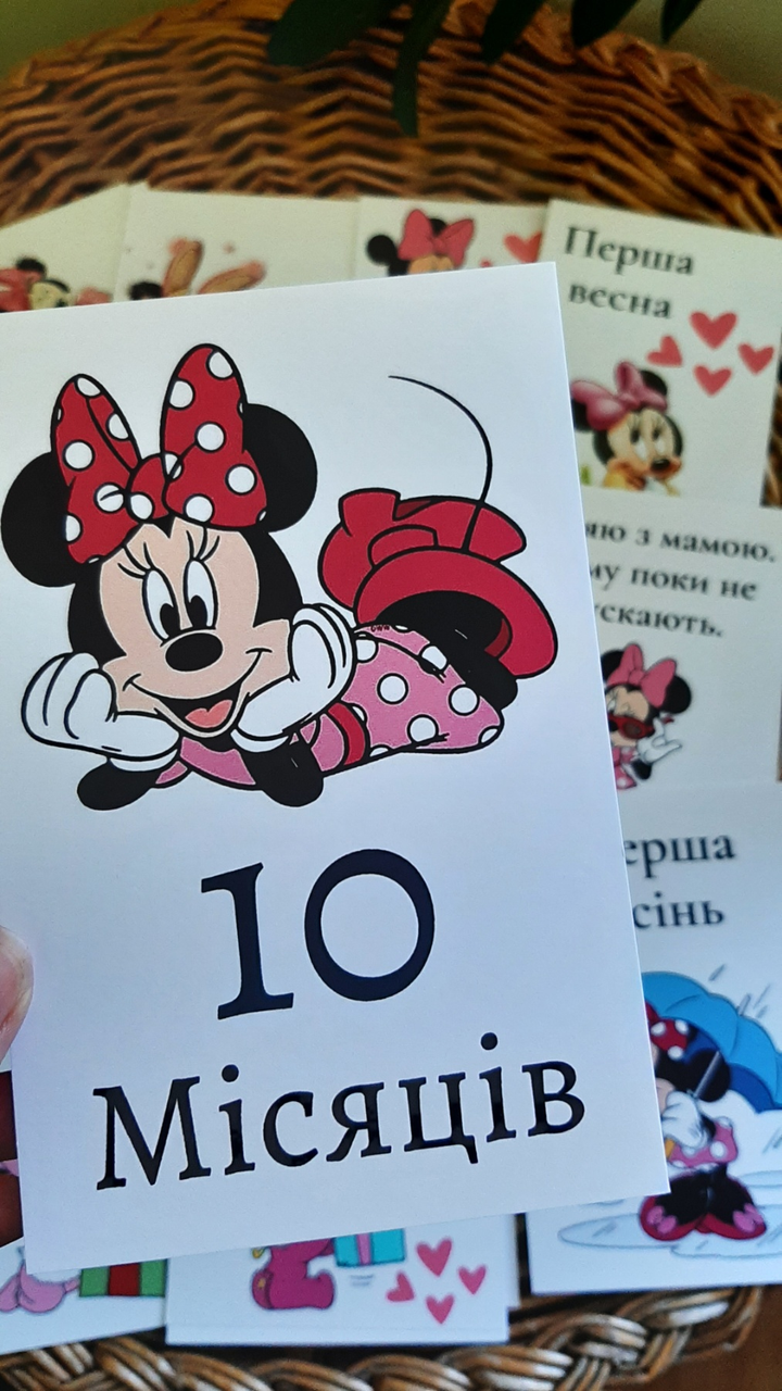 12 Карточек для Фотосессии Новорожденных, Карточки для Фото Малышей ...