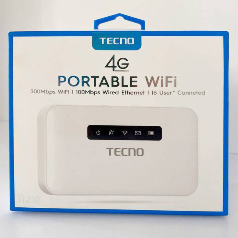 Купити Мобільний роутер TECNO TR118 4G LTE / WI-FI / 2600mAh, ціна 2599 ...