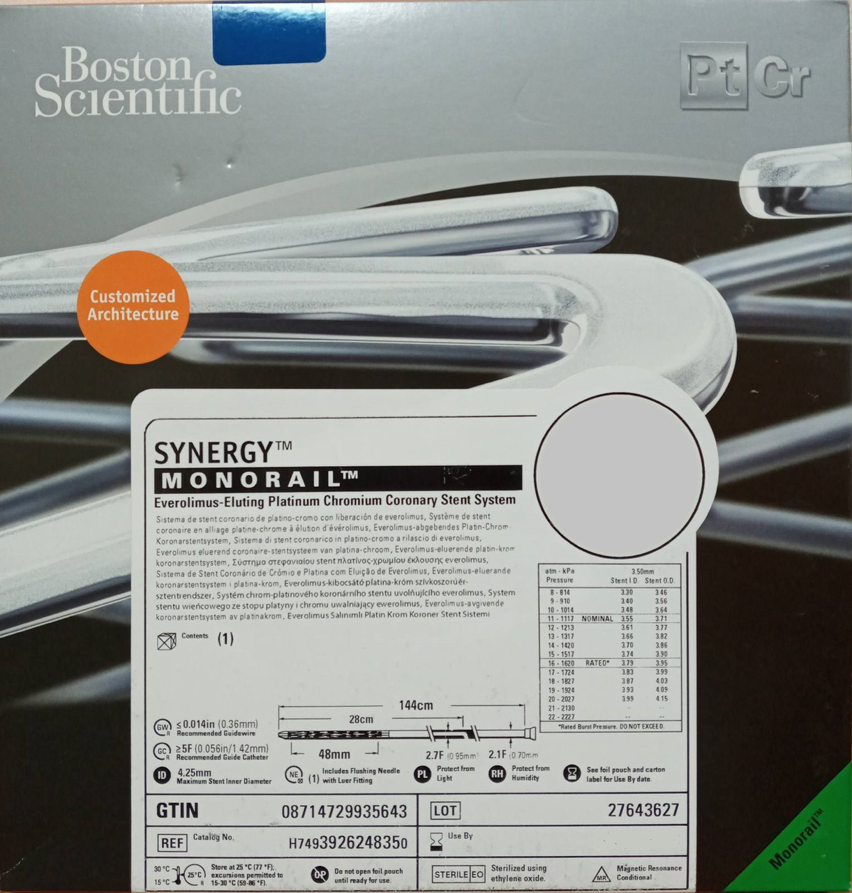 Купить Стент коронарный Synergy Monorail, Boston Scientific США, цена ...