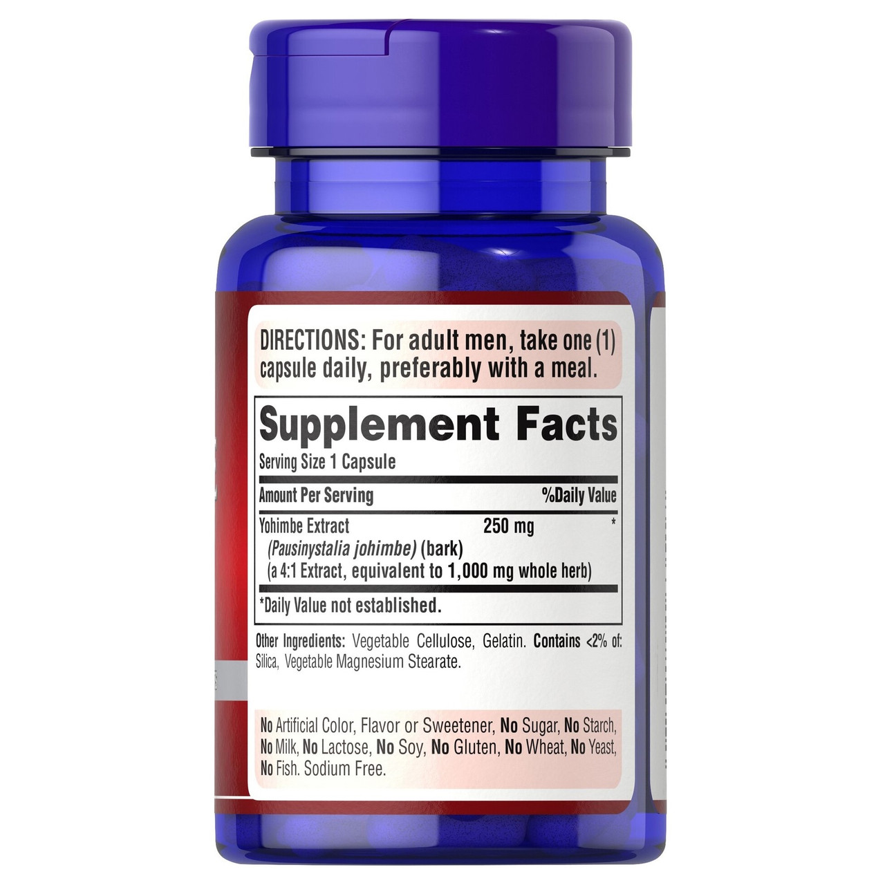 Бустер тестостерону Puritan's Pride YOHIMBE Extract Exotic Herb for Men ...