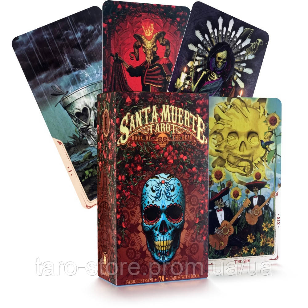 Купить Карты таро Святой Смерти Santa Muerte Tarot - Book of the death ...