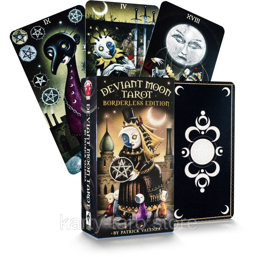 Купить Карты таро Безумной Луны Devian Moon Tarot Borderless Editions в ...