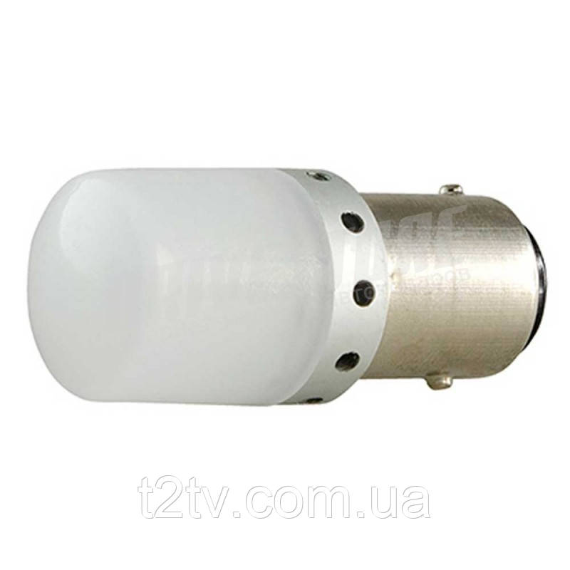 Лампочка 12-24V с Больш. Цок. 9LED 2-х Конт. S25-070 3030-9 600Lumen ...