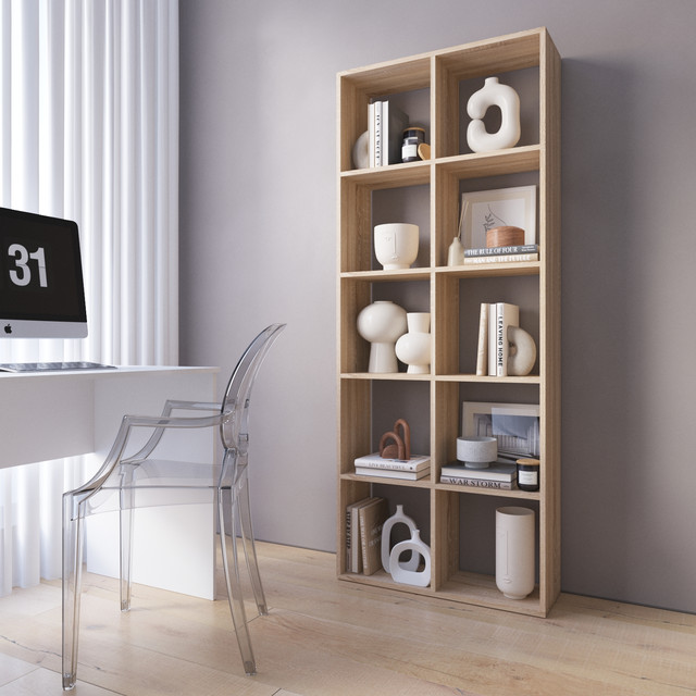 Полиця для книг стелаж на 10 комірок M 1 продажа цена в Белой Церкви книжкові шафи й полиці