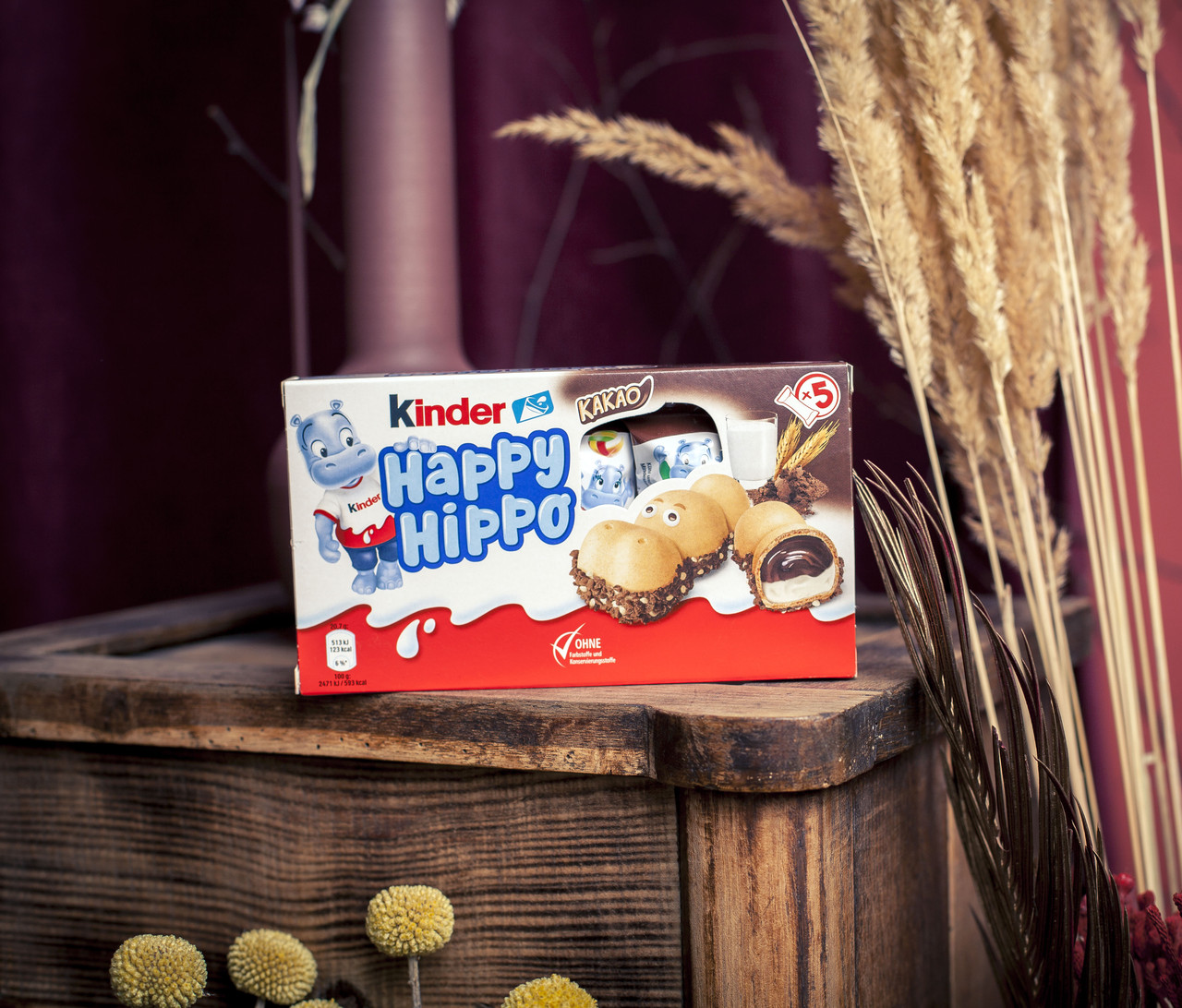 Батончики Бегемотики Kinder "Happy Hippo Какао" 105 Гр. Германия — в ...