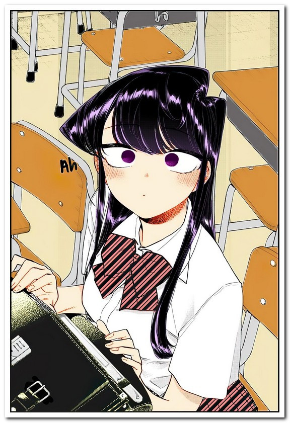 У Коми Проблемы с Общением Komi Cant Communicate Постер Аниме — Купить Недорого на Biglua
