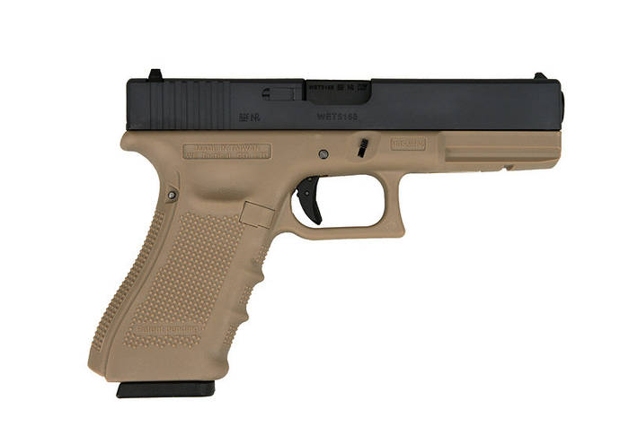 Пістолет WE Glock 18C Gen4. Metal Tan GBB, цена 5878 грн — Prom.ua (ID ...