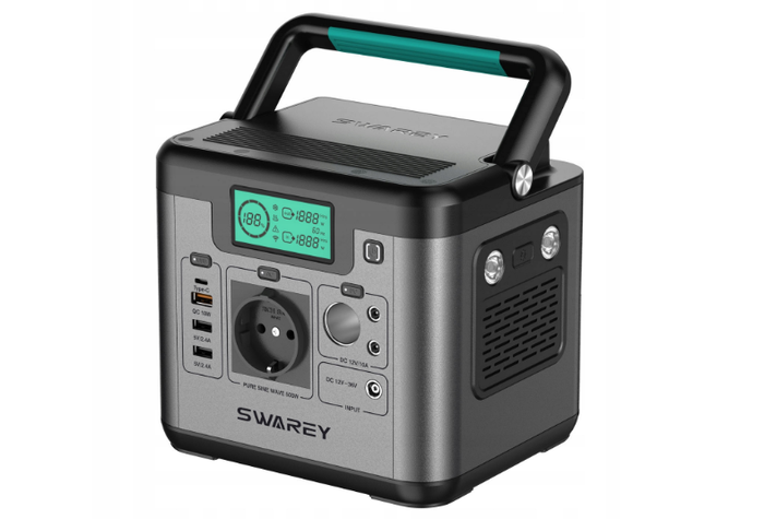 Power bank з сонячною панеллю Swarey S500 144 000 mAh 500 W, цена 33900 ...