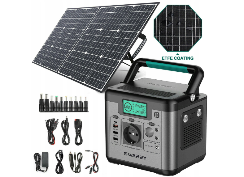 Power bank з сонячною панеллю Swarey S500 144 000 mAh 500 W, цена 33900 ...