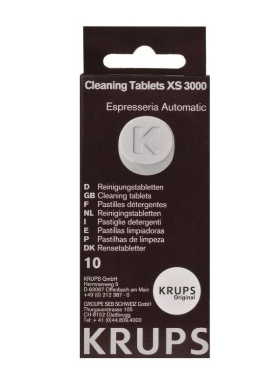 Таблетки для Чистки Кофемашин Krups XS3000 10 Шт. — Купить Недорого на ...