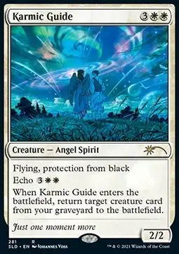 Купить Коллекционная карта Magic: The Gathering Karmic Guide SLDOT Card ...
