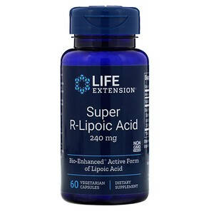 Купить Супер R-липоевая кислота (Super R-Lipoic Acid) 240 мг 60 капсул ...