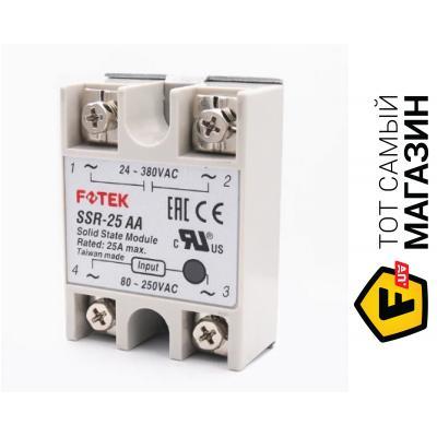 Реле Напряжения Voltronic Твердотельное Реле Fotek SSR-25AA 25А 24-380В ...