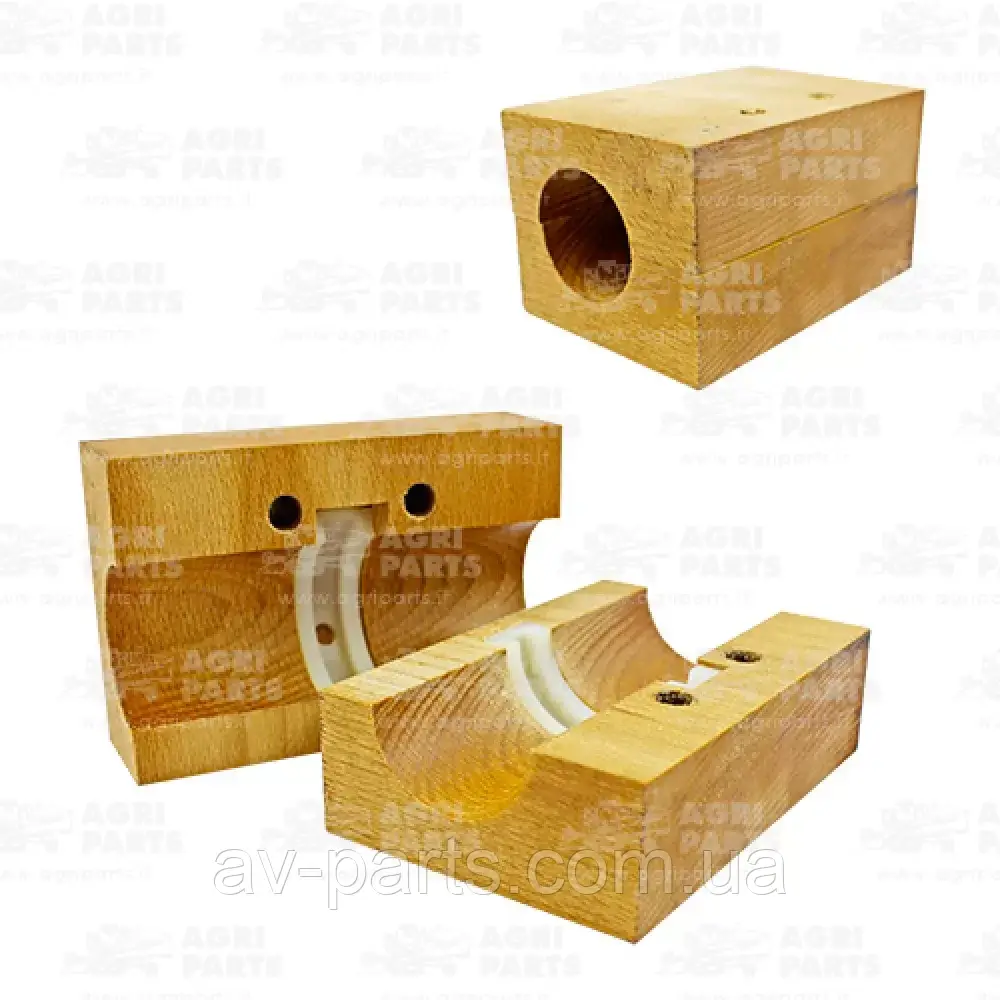 Купить Подшипник вала соломотряса деревянный под вал 38мм. (кт 2 пол ...