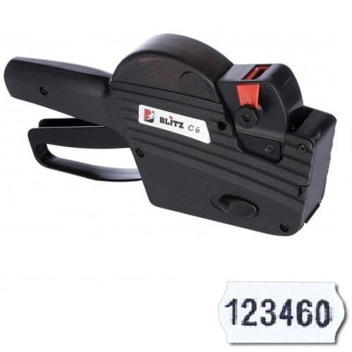 Однорядковий етикет-пістолет Blitz C6, ціна: 1740 ₴, купити на Prom.ua