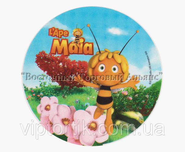 Вафельные картинки Пчела Майя Ø21 см. - Modecor, цена 25 грн — Prom.ua (ID#21913039)