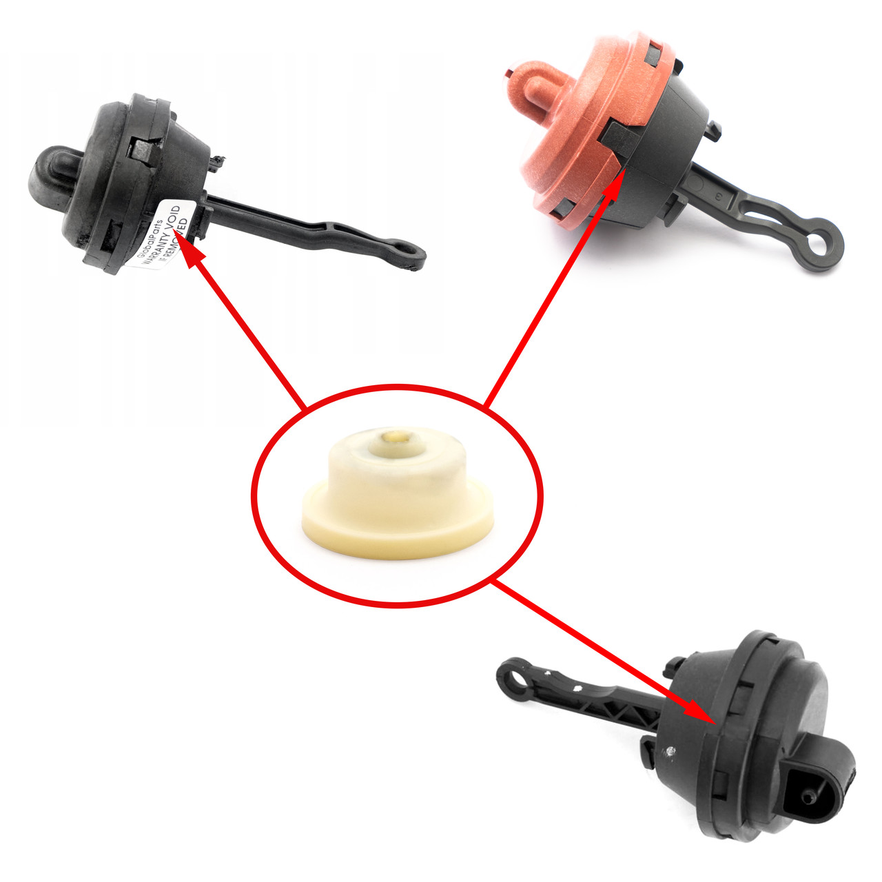 Купити Мембрана вакуумного актуатора клапана EGR BMW N47N, N47S1, B37 ...
