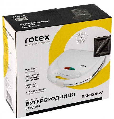 Купить Бутербродница ROTEX RSM124-W, цена 954 грн — Prom.ua (ID#1702339193)