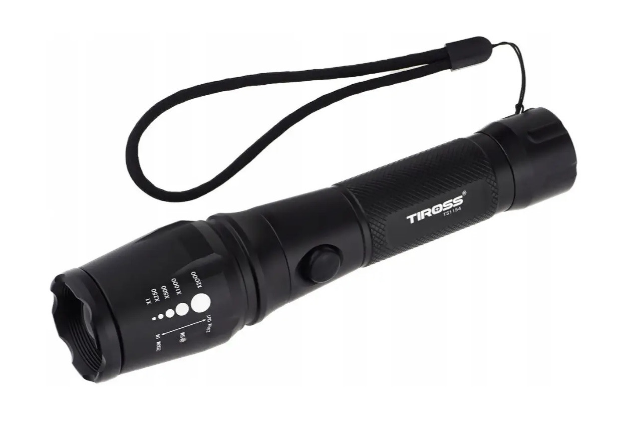 Фонарь ручной Tiross профессиональный водонепроницаемый TS-1154 ...