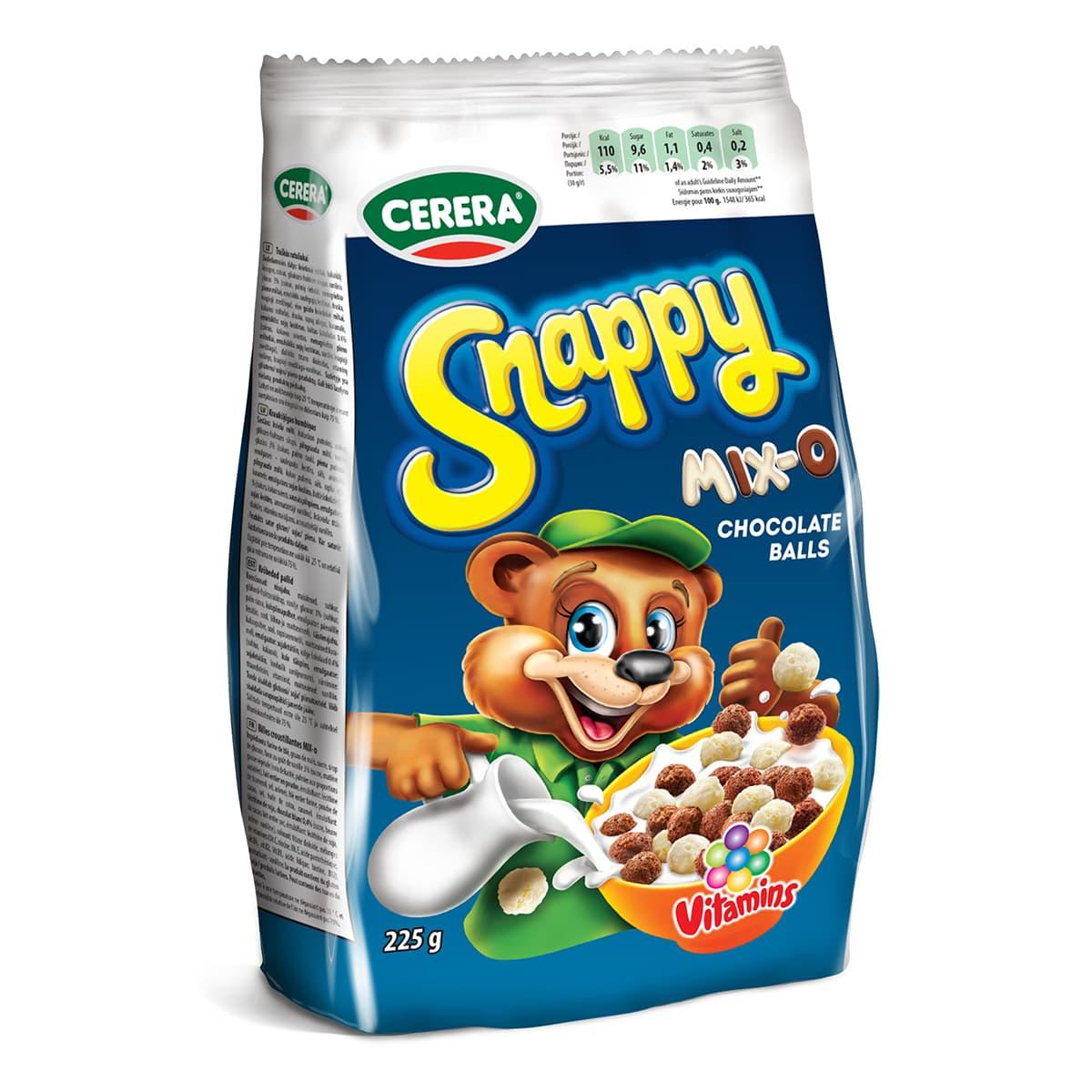 Купити Сухий сніданок Cerera Snappy mix-o Хрумкі кульки 225 г ...