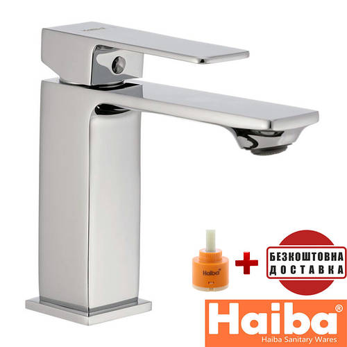 Смеситель для умывальника HAIBA MILLER (Chr-001) (ID#1259767199), цена: 1780.81 ₴, купить на Prom.ua