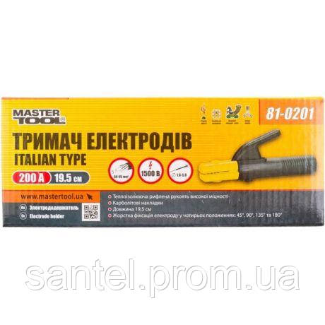 Купить Тримач електродів Mastertool Italian type 200А (81-0201), цена 177 ₴ — Prom.ua (ID ...