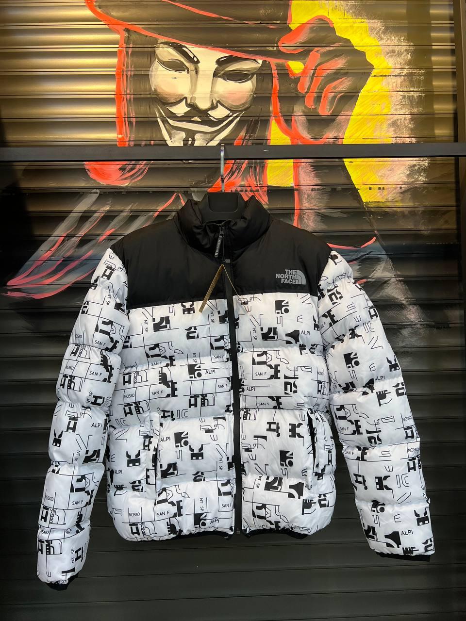 Куртка The North Face Мужская Белая ТНФ Зимний Пуховик TNF Норт Фейс ...