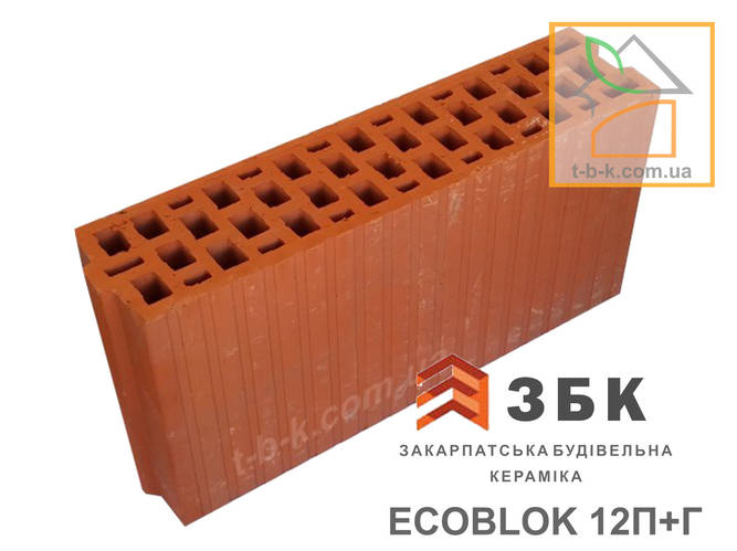Купити Керамоблок Русинія ECOBLOK-12 П+Г (120мм), ціна 27 ₴ - Prom.ua ...